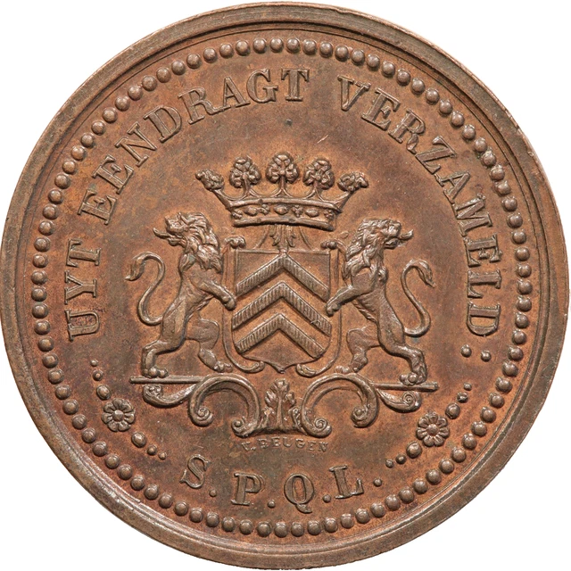 1840 NETHERLANDS UYT EENDRAGT VERZAMELD MEDAL by VAN BEUGEN £25.00 ...