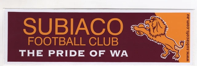 WAFL STICKER SUBIACO Lions ’The Pride of WA' £4.42 - PicClick UK