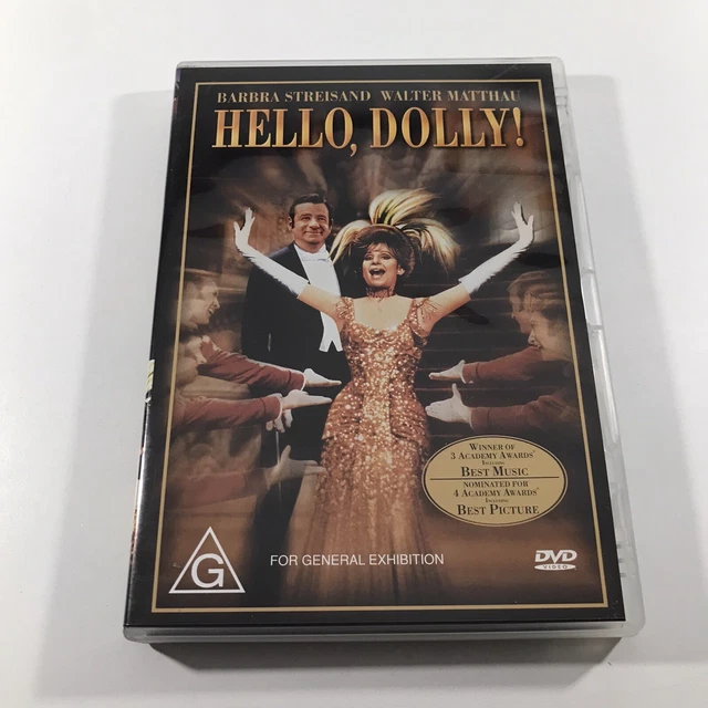 HELLO DOLLY DVD Region 4 PAL Movie Musical Barbra Streisand Walter Matthau EUR 7,50 - PicClick IT