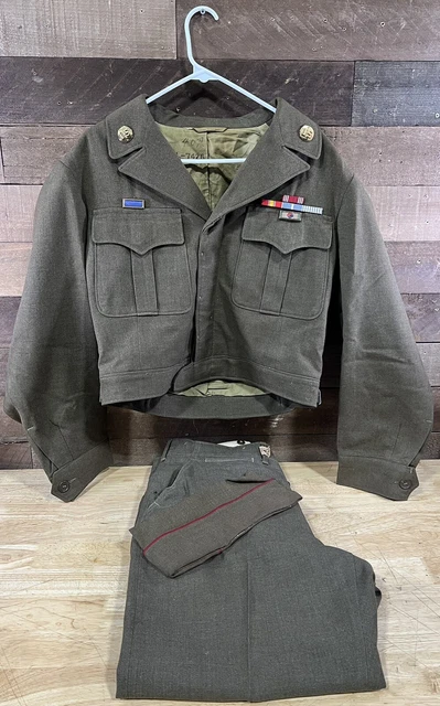 VINTAGE 1950’S US Army Dress Uniform Jacket Pants & Hat With Pins £65. ...