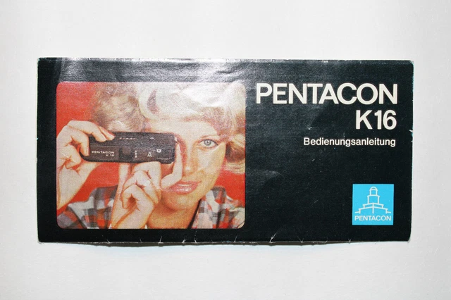 MANUALE D'USO DDR pentacon k16 veb dresda anni '70 anni '80 fotografia EUR 3,00 - PicClick IT
