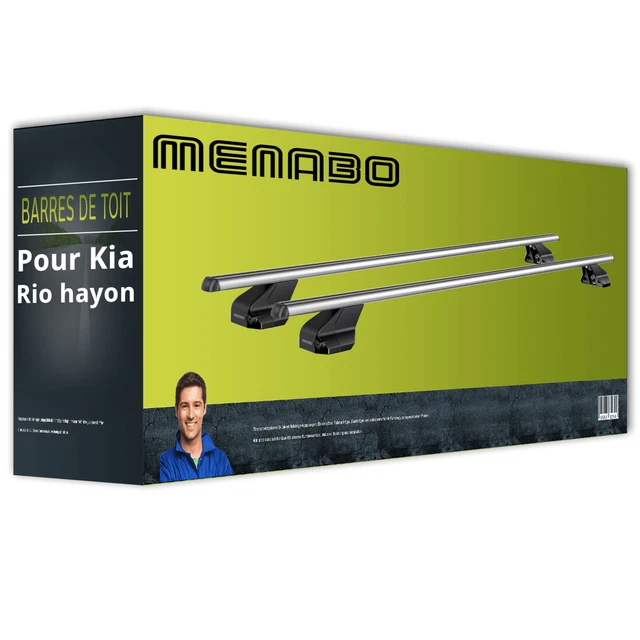 PORTE-BAGAGE POUR KIA Rio hayon III type UB Menabo Barre de toit NEUF ...