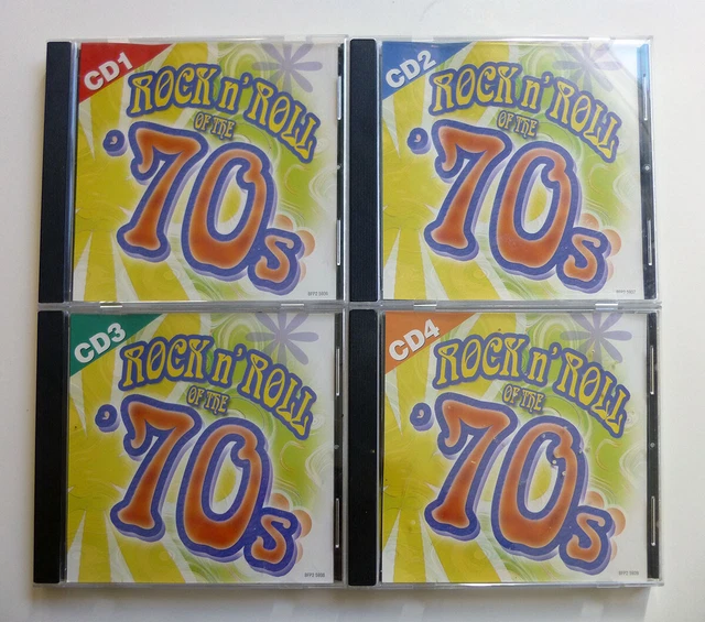 ROCK N ROLL of the 70s - Audio CD By Various Artists 4 CD Lot $14.00 ...