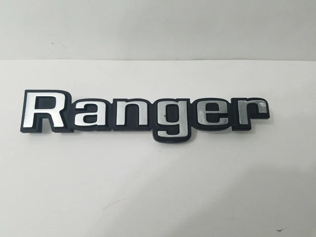 1980’S FORD RANGER Name Badge Trim Emblem Plaque Original Metal ...