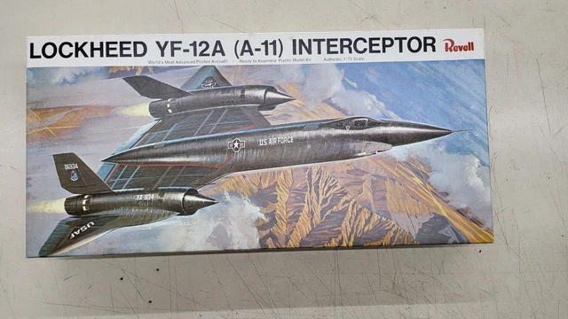 REVELL LOCKHEED YF-12A (A-11) Interceptor 1/72 Scale H-206 Plastic ...