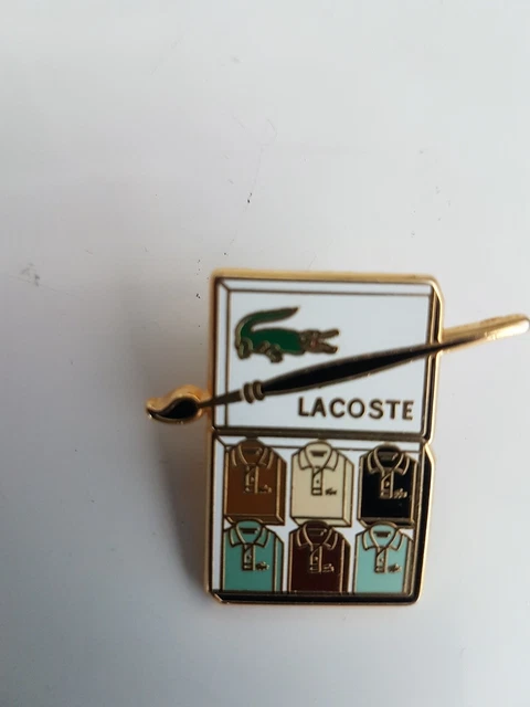 LACOSTE ROLAND GARROS palette pins signed Arthus Bertrand Paris £61.67 ...