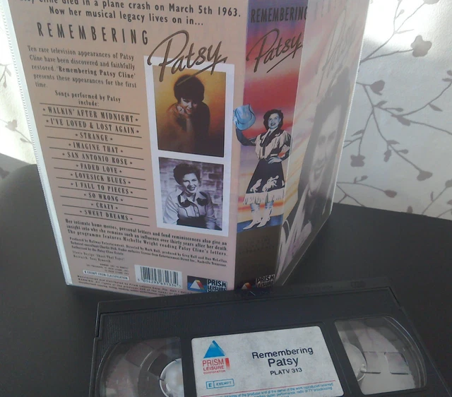 PATSY CLINE: REMEMBERING Patsy - VHS VIDEO PAL (1993) EUR 15,91 - PicClick IT