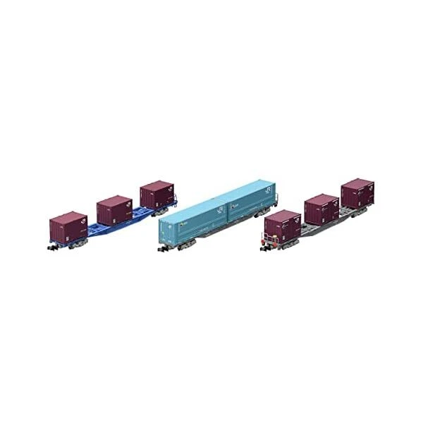 TOMIX N GAUGE JR Container Wagons Add-On Set 3-Car 98486 From Japan New ...