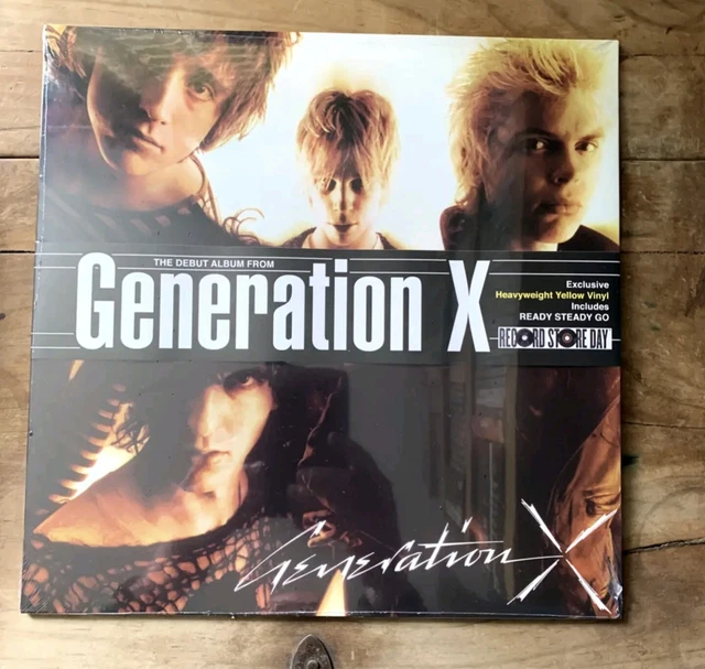 GENERATION X (BILLY Idol) - The debut album - Yellow vinyl LP - RSD ...