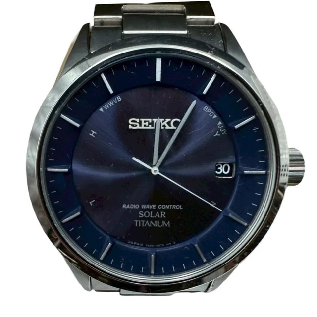 [BRAND NEW] [RADIO-CONTROLLED Solar x Titanium] SEIKO Spirit SBTM209 ...