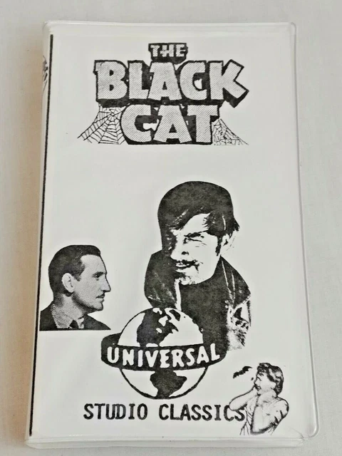 THE BLACK CAT VHS Tape 1941 Universal Studio Classics Edgar Allan Poe ...