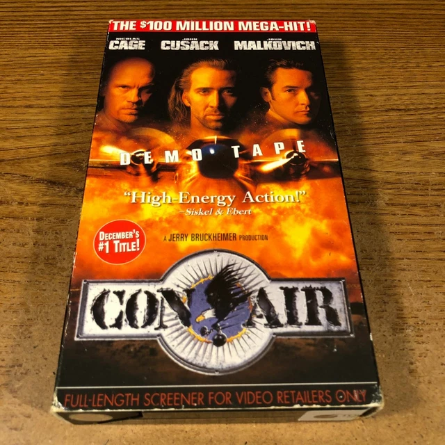 CONAIR DEMO TAPE Screener VHS VCR Video Used Nicolas Cage John Cusack £ ...