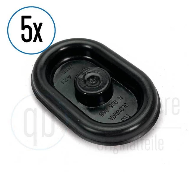 5X ORIGINAL VW Audi Seat Tülle Verschluss Stopfen Deckel 25x45 ...