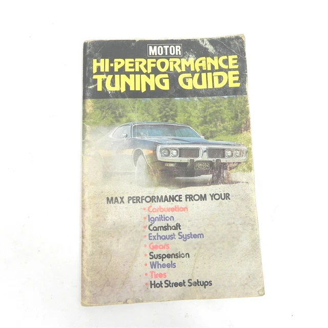 VINTAGE 1973 MOTOR Hi Performance Tuning Guide Book Muscle Cars Hot ...