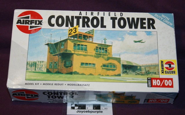 AIRFIX AIRFIELD CONTROL Tower HO/OO scale model building kit 03380 ...