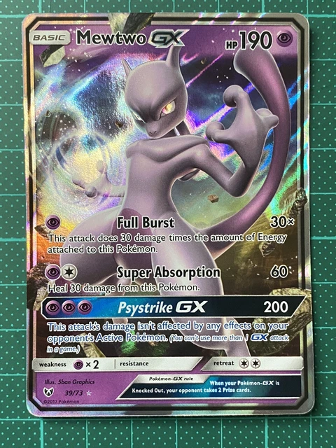 POKÉMON TCG MEWTWO GX Shining Legends 39/73 Holo Ultra Rare EUR 10,57 ...