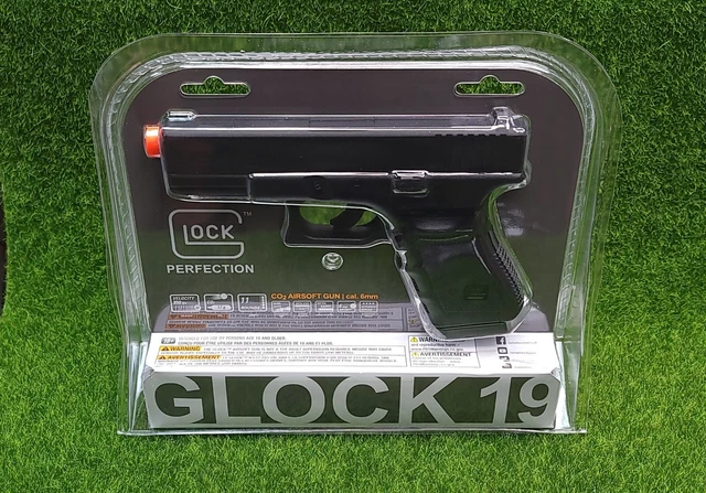 UMAREX GLOCK 19 G19 Gen3 CO2 Airsoft Pistol, 6mm BB, 350FPS, 11 Rounds ...