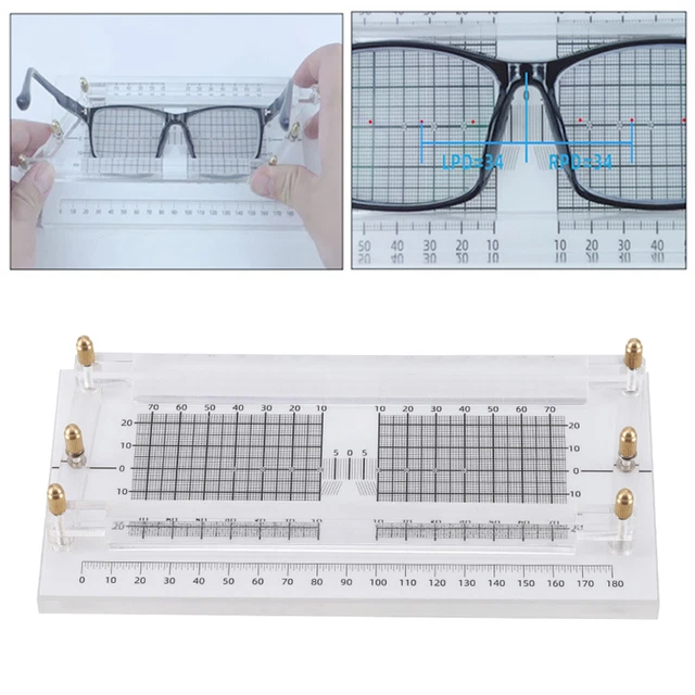 PUPIL METER OPTICAL Measuring PD & PH Pupil Height Distance Glasses ...