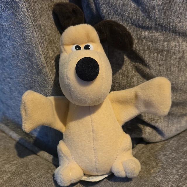 1989 WALLACE AND Gromit GROMIT finger puppet 5.5" soft toy, Born To ...