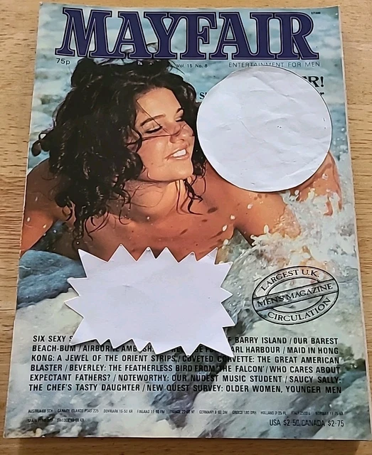 MAYFAIR MAGAZINE VOL.15 No.8 (1980) Tina Anderson,Sally Tripp,Kim Barry,Jade £31.92 - PicClick UK