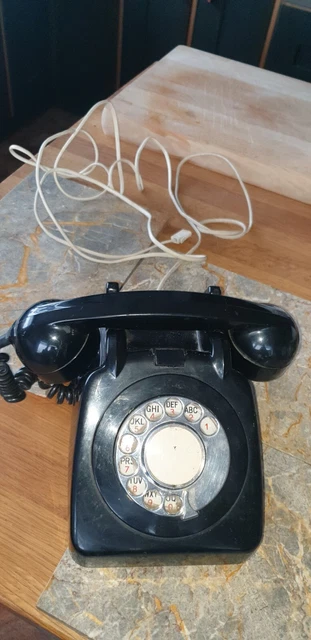 POST OFFICE CENTENARY Black Rotary Phone Telephone Working 1870-1970 £ ...
