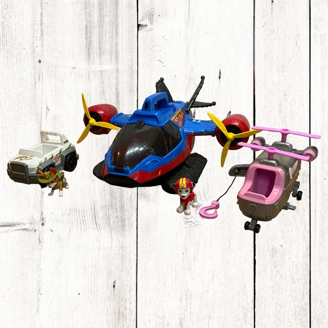 PAW PATROL PIRATE Pups Air Patroller Plane With Vehicles And Figures £ ...