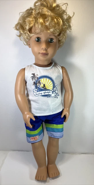 OUR GENERATION GABE 18" Boy Beach Doll Surfer Original Outfit £15.20 ...