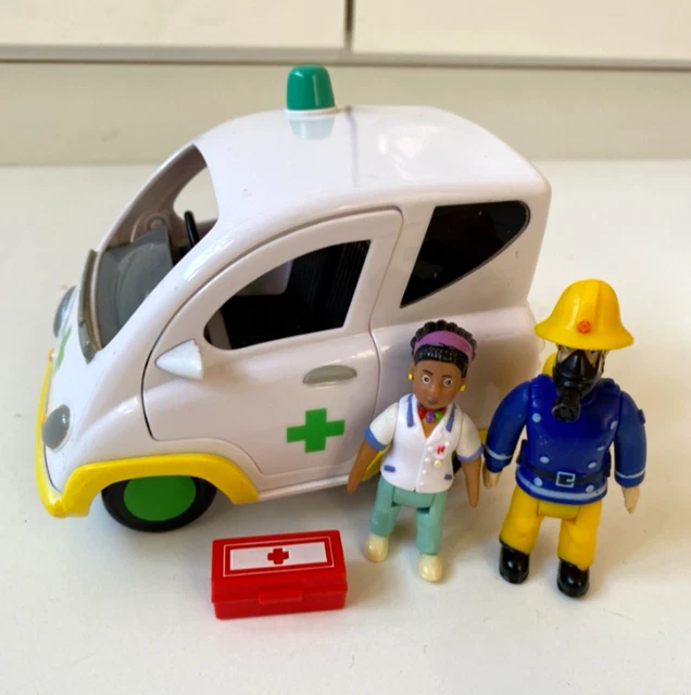 FIREMAN SAM & Nurse Flood Action Figure Toy Bundle with Doctor's Van £ ...
