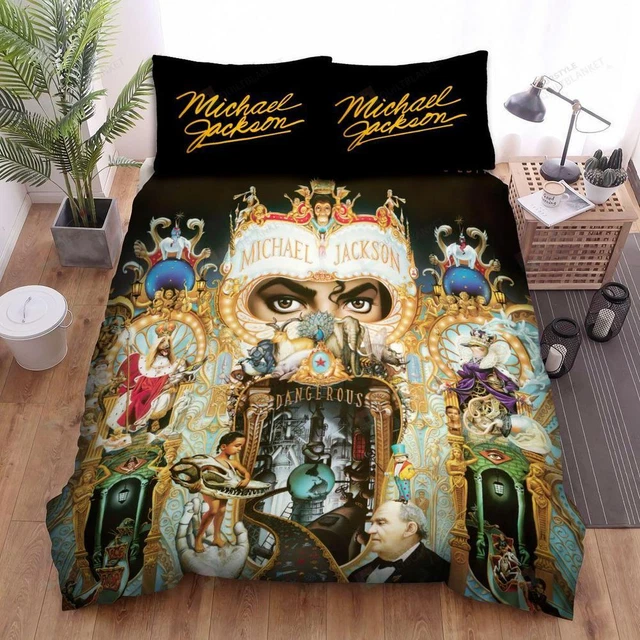 MICHAEL JACKSON DANGEROUS Album Art Cover Quilt Duvet Cover Set ...