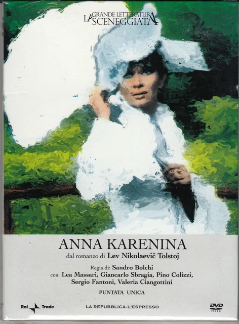 2 DVD ANNA KARENINA de Sandro Bolchi avec L.Massari Scenegiati Rai ...