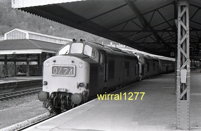 ORIGINAL RAILWAY NEGATIVE Class 37 37234/294,Bath 05.78 Sussex Downsman ...