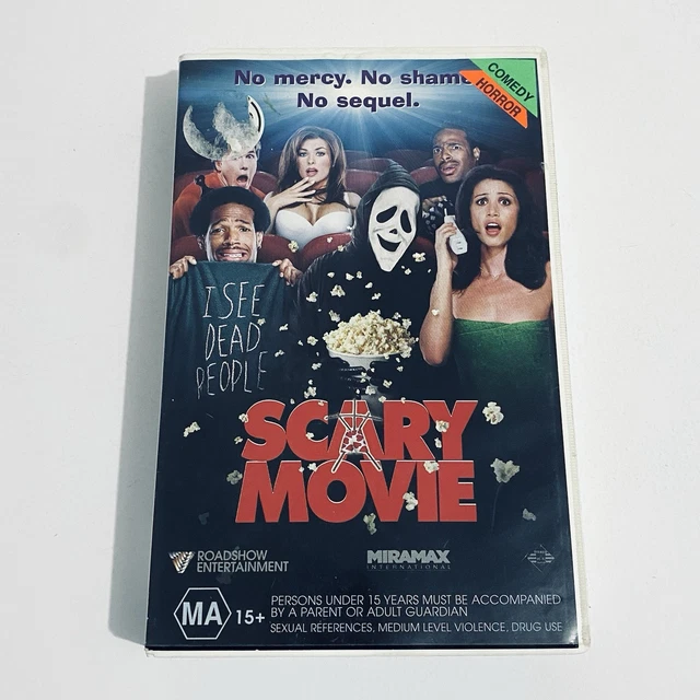 SCARY MOVIE (VHS, 2000) Horror Slasher Comedy Movie Video Tape Ex ...
