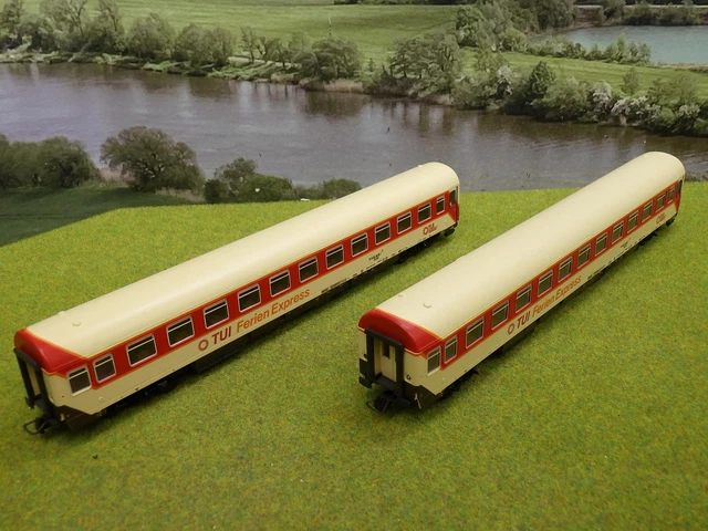 ROCO AC H0 2x Personenwagen TUI Ferien Express (GA) R1258 EUR 22,50 ...