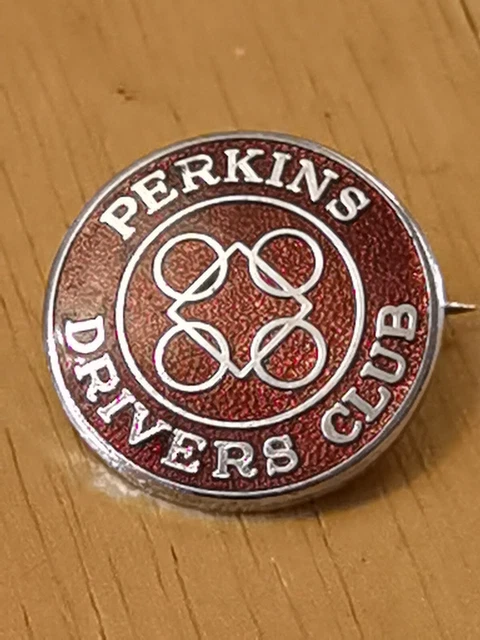 PERKINS DRIVERS CLUB Bus Truck Lorry Commercial Enamel Lapel Pin Badge ...