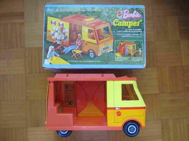 MATTEL BARBIE CAMPER RV in Original Cardboard Incomplete £45.48 ...