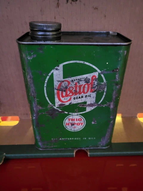 VINTAGE 'CASTROL WAKEFIELD' Oil Can - Automobilia - Retro Garage £5.00 ...
