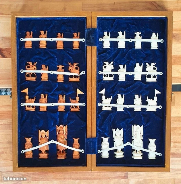 VERY RARE HONG Kong iv chess set 1960s EUR 465,00 - PicClick IT