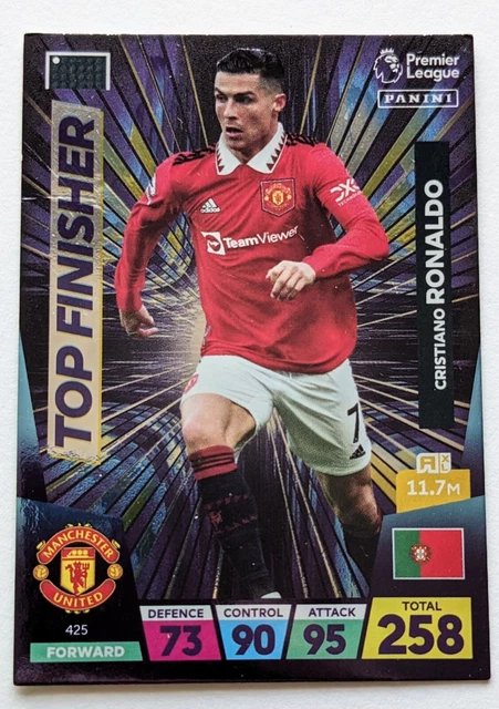 CRISTIANO RONALDO TOP Finisher Card - Panini 2024 - Manchester United ...