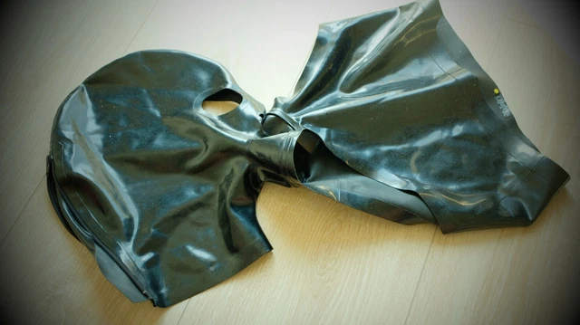 DEMASK LATEX RUBBER Pant mit angearbeiteter Maske in Gr. XL EUR 88,60 ...