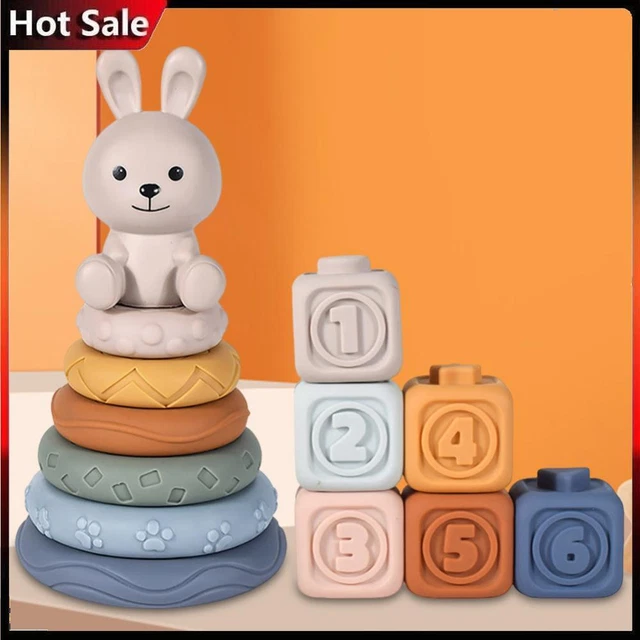 NESTING TOYS SENSORY Toys Stacking Tower Stacking Toy with Rings for ...