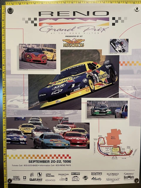 1996 RENO GRAND Prix SCCA Pro Racing Trans Am Fellows Kendall Original ...