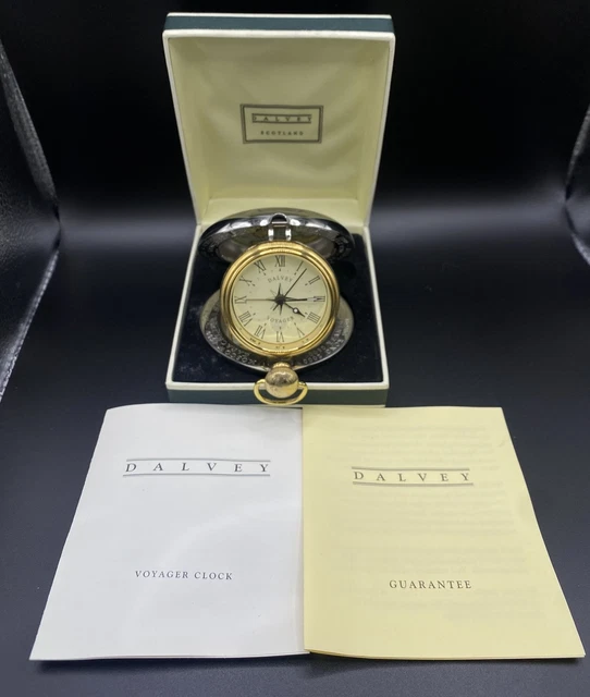 DALVEY VOYAGER CLOCK Ancient World Map Design Hardly Used £42.00 ...