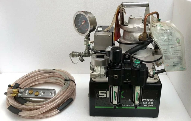SPX POWER TEAM X1A1-Pt Pneumatic Air Hydraulic Pump/Power Pack For ...