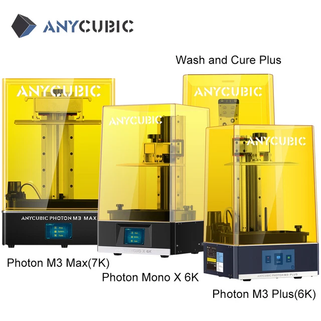 ANYCUBIC PHOTON MONO 6K M3 Plus M3 Max Large Resin 3D Printer Wash and ...