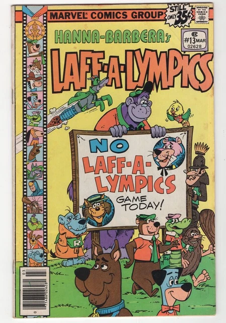 LAFF-A-LYMPICS #13 MARVEL Comic HANNA-BARBERA Scooby Doo LAST issue ...
