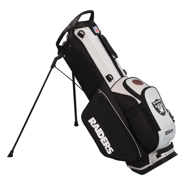 WILSON STAFF - All New NFL Carry Stand Golf Bag - Las Vegas Raiders ...