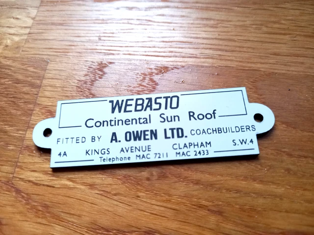 CLASSIC MINI COOPER S Webasto Sunroof A Owen Coachbuilders MGB Works ...