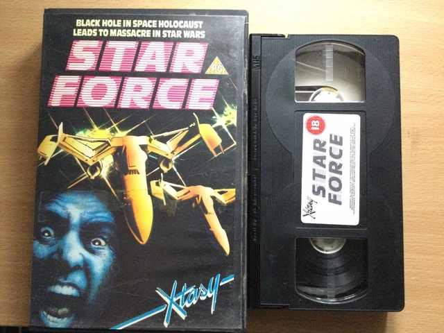 STAR FORCE,AKA FUGITIVE Alien 2,xstasy Label,ex Rental,big Box,vhs ...