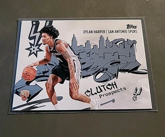 DYLAN HARPER NBA Rookie Card Topps 2025-26 Clutchcity Rc # Cc-2 Spurs ...
