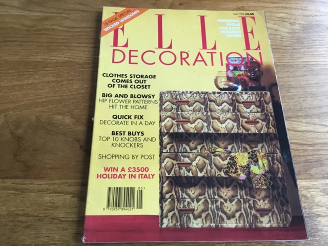ELLE DECOR 90’S Interior Design Art Magazine No.39 May 1995 Beezy ...
